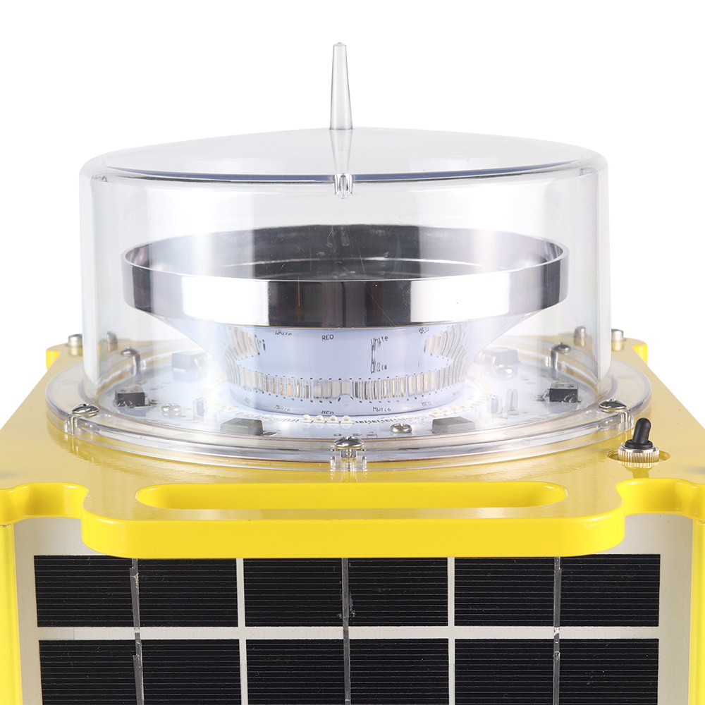 Solar Powered Portable High Intensity Type B Obstacle Warning Light ...